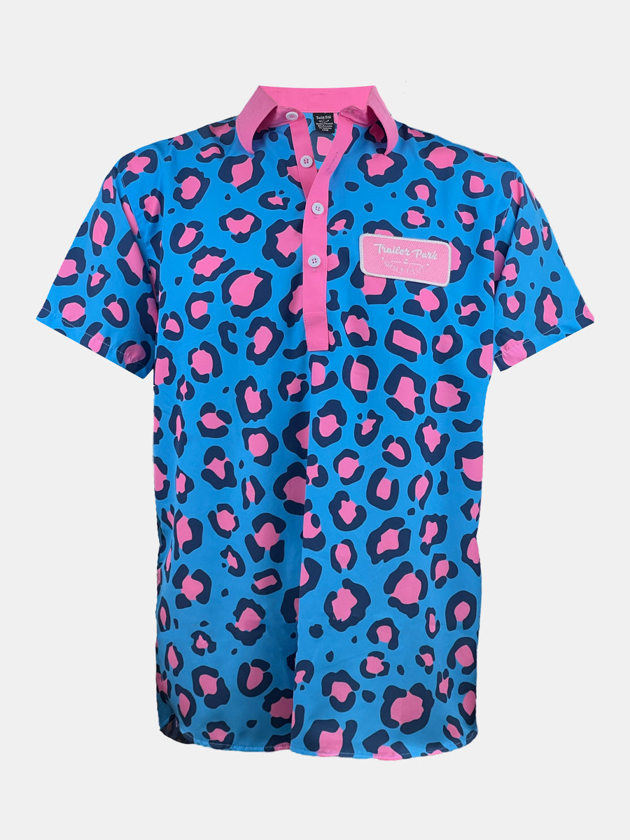 POLO - LOUNGE LIZARD LEOPARD – Trailer Park Golf Club